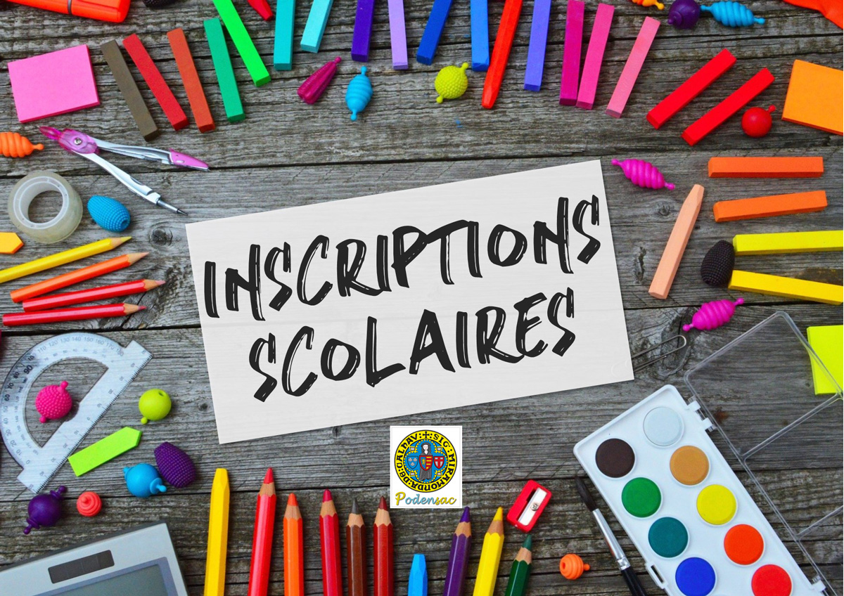 Inscriptions à l’école maternelle 2023 – Commune de Podensac